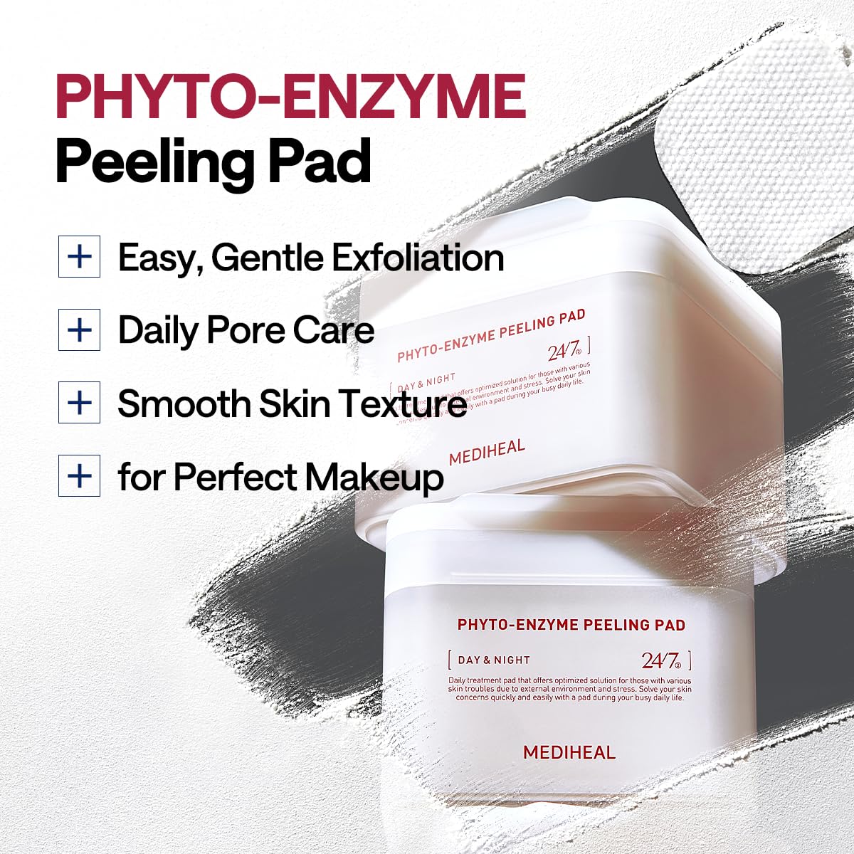 MEDIHEAL Phyto-enzyme Peeling Pad 90pcs – Amore Cosmetics